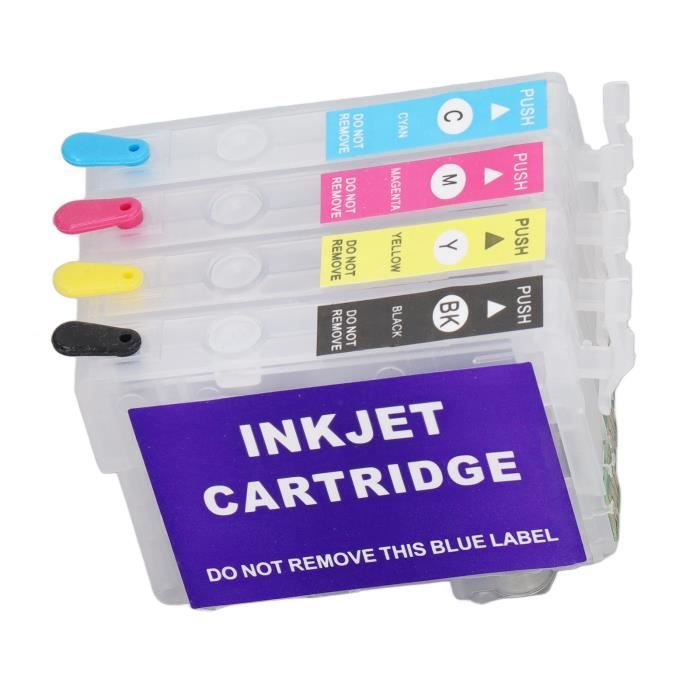 Cartouches d'Encre - DIOCHE - Pack de 4 - Multi-Couleurs - Utilisation ...