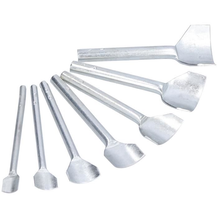 EJ.life outil de poinçonnage pour le cuir Poinçons Demi-ronds, 7 Pièces ...