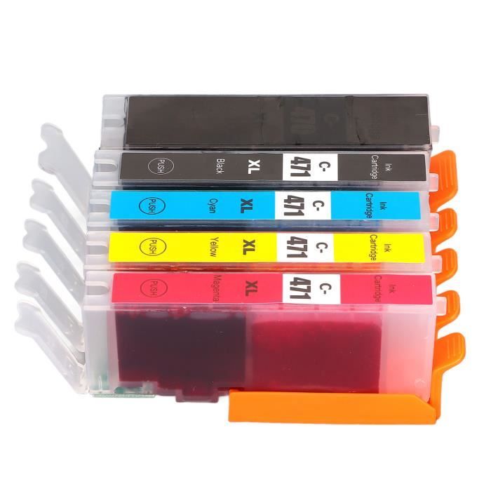 GOTOTOP Cartouche 5 couleurs 5 pièces cartouches d'encre ABS cartouche ...