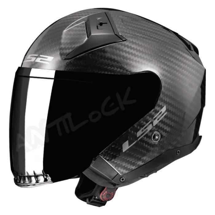 LS2 CASQUE JET OF603 INFINITY II CARBON AVEC VISIÈRE TEINTÉE ...