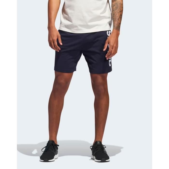 Short pour homme - Adidas - Couleur Bleu - Matières 70% Coton, 30% ...