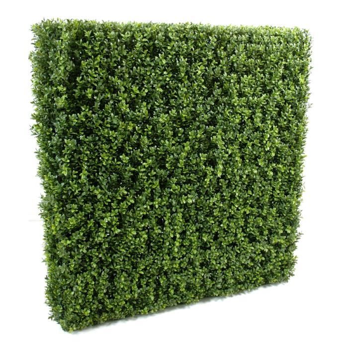 Plante artificielle haute gamme Spécial extérieur-Buis artificiel Haie ...