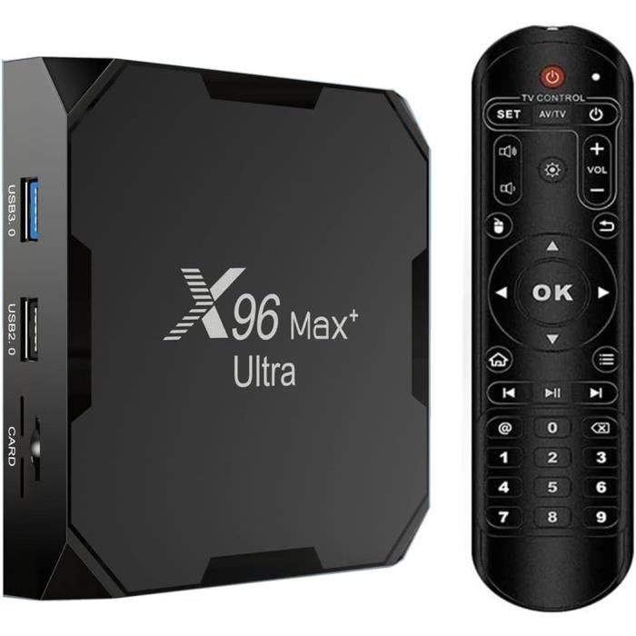 Boitier IPTV - PRUMYA - X96MAX - Android 11 - 8K - Double Wifi - 4GB RAM 64GB - Cdiscount TV Son ...