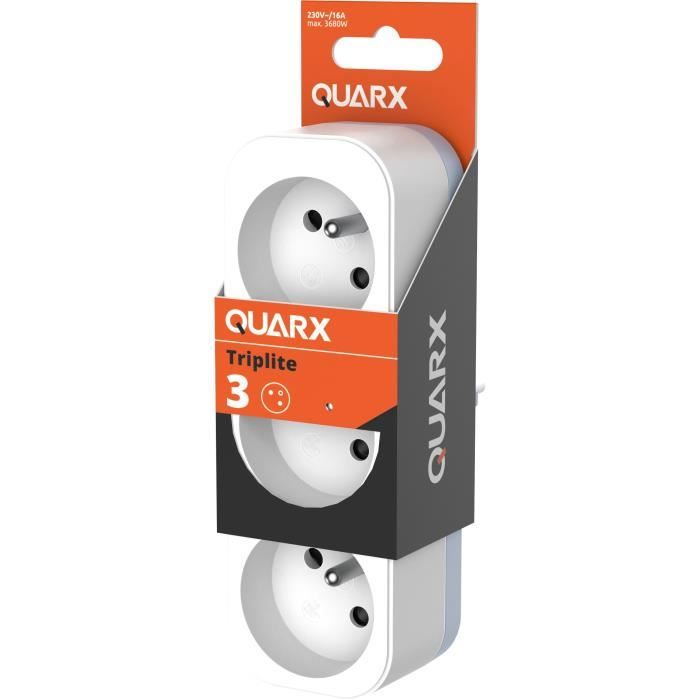 Triplite - QUARX - 3P 16A - Compacte, conforme NF - Cdiscount Bricolage