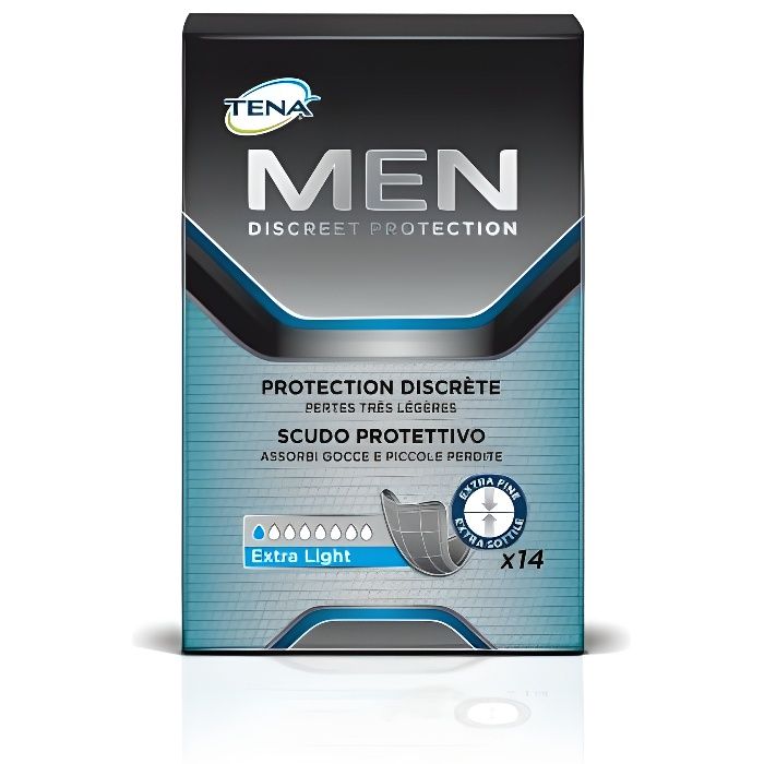 Tena Men Extra Light 14 protections - Cdiscount Puériculture & Eveil bébé
