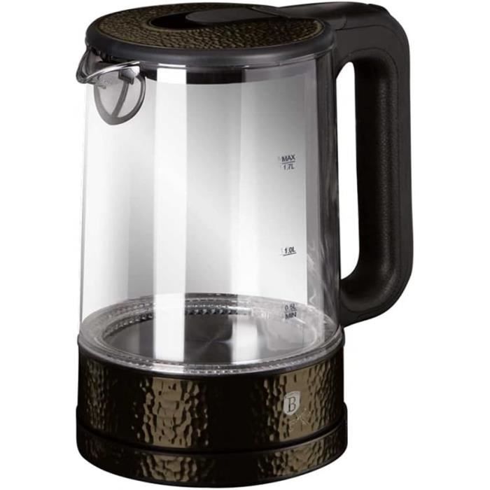 Bouilloire Électrique 1,7 L Bh-9096 Noir Brillant[H827] - Cdiscount ...