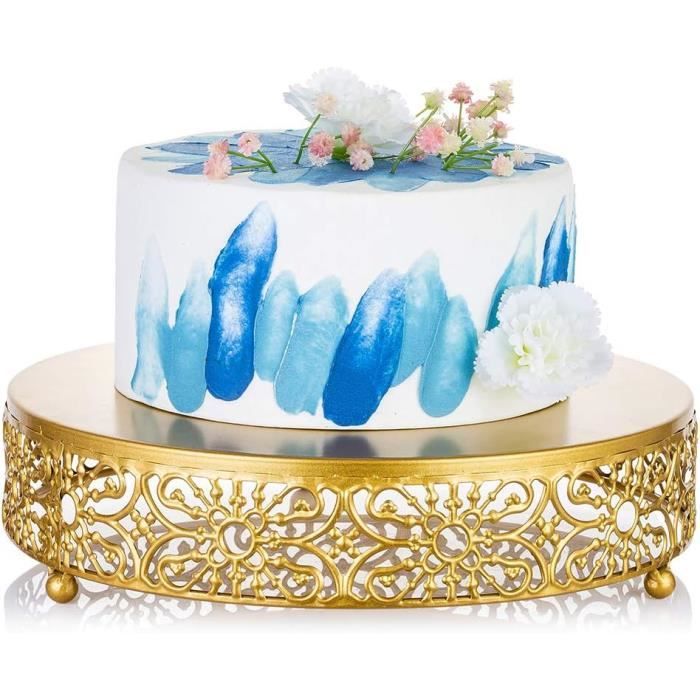 Support Gateau Cupcake Rond: 30Cm Dor Mariage Presentoir Decoration ...