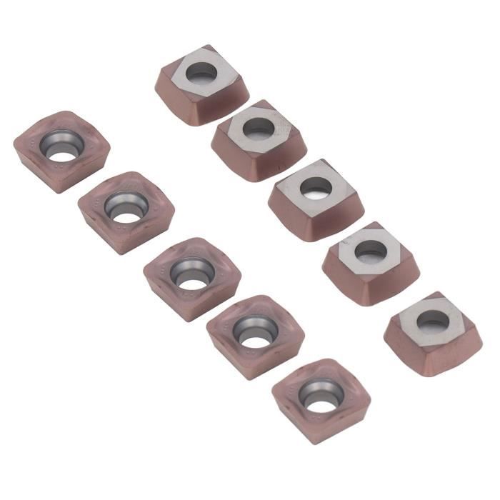 VBESTLIFE Inserts de tournage 10PCS Inserts en carbure revêtu Indexable CNC Inserts de fraisage ...