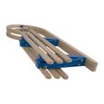 Luge Escargot Pliable en Bois - Design Authentique - 110cm, 2 personnes ...
