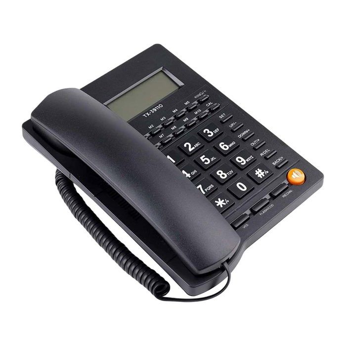 Téléphone Fixe Filaire Multifonction avec Écran LCD / Touches M1 à M10 ...