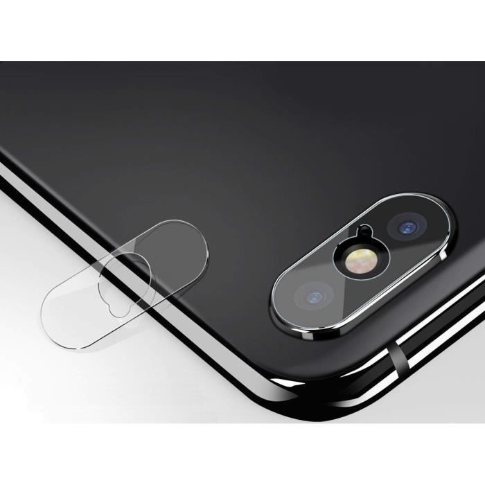 Lot de 3 Verres Trempé Protection Caméra pour Apple iPhone X - iPhone ...