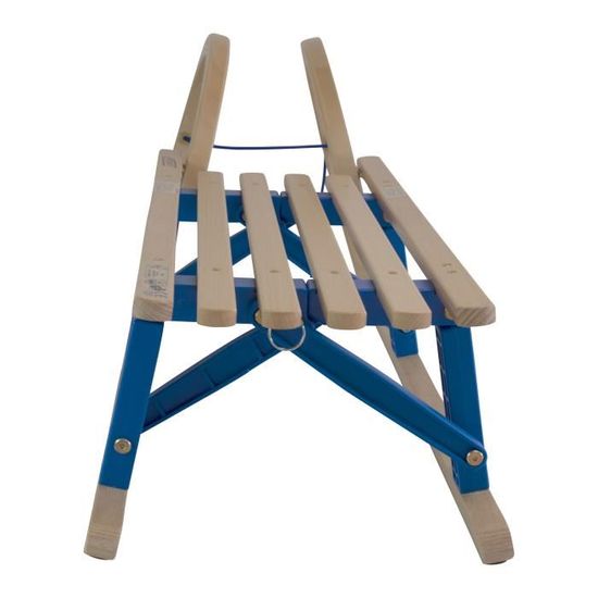 Luge Escargot Pliable en Bois - Design Authentique - 110cm, 2 personnes ...