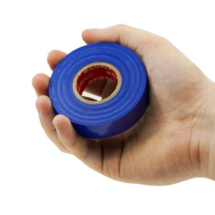 10 Unités De Ruban D'Isolation Électrique Bleu 15 Mm X 10 M, Pour ...