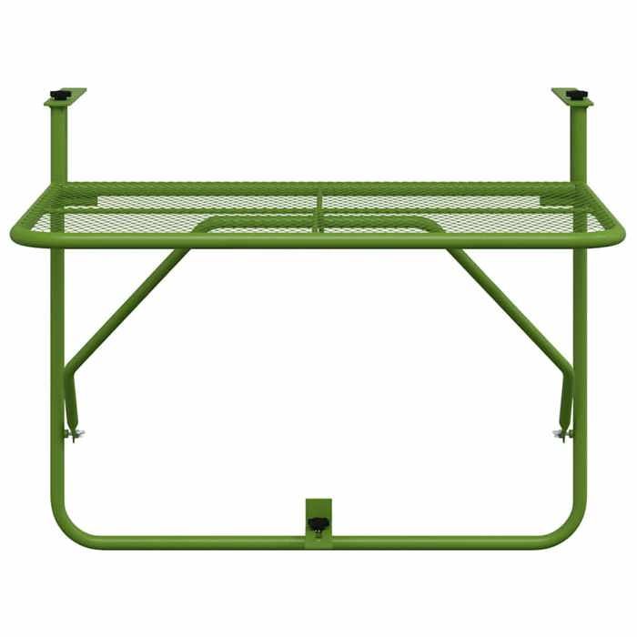 Table de balcon pliable industrielle - vidaXL - 2 personnes - acier ...