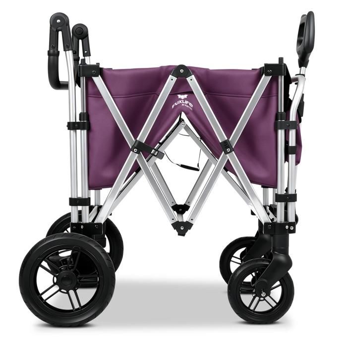 Chariot de jardin pliable pourpre - FUXTEC Super Cruiser - transport ...