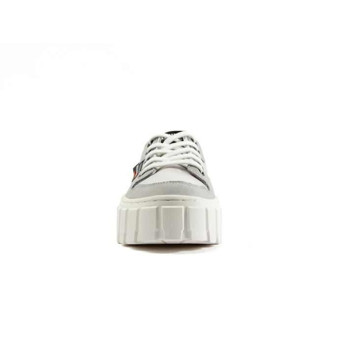 Baskets Palladium Pallatower Lo - Homme - Gris Vapor-m - Tige en Coton ...