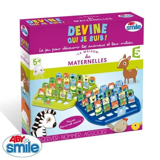 LES MATERNELLES Jeu Devine qui je suis les animaux - Cdiscount Jeux ...