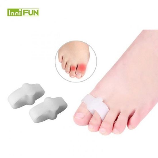 2 Pcs Gros Prix Orteil Gel Séparateurs-Civière Oignon Protecteur ...