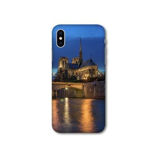 Coque Wiko View 2 GO Monument taille unique Notre Dame Paris Night ...