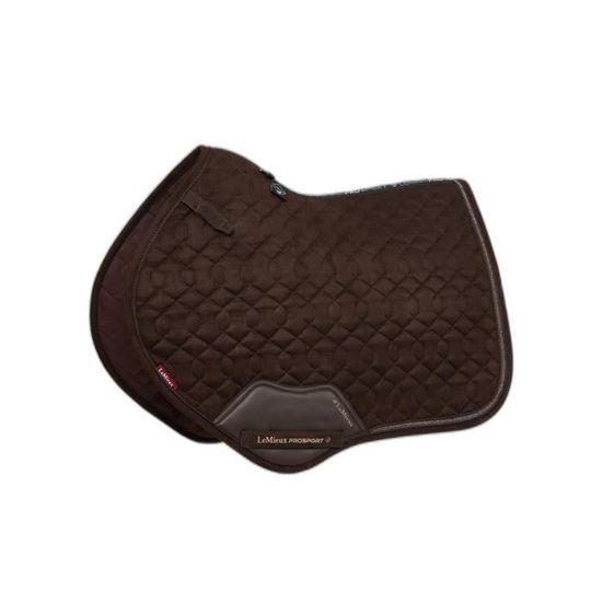 Tapis de selle pour cheval daim LeMieux - brown - S/M - Cdiscount Sport