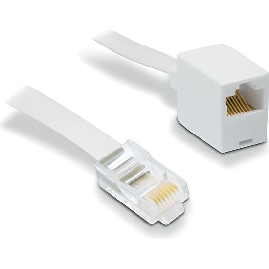 Rallonge Ethernet RJ45 mâle-femelle. - Cdiscount Informatique