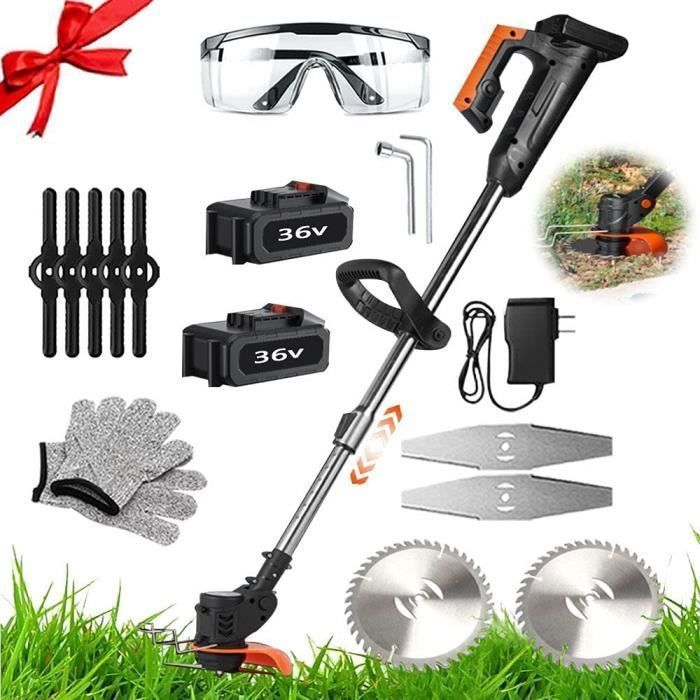 Dbroussailleuse Batterie lectrique Coupe Bordure sans Fil avec 36V Batterie 90 Coupe Bordure ...