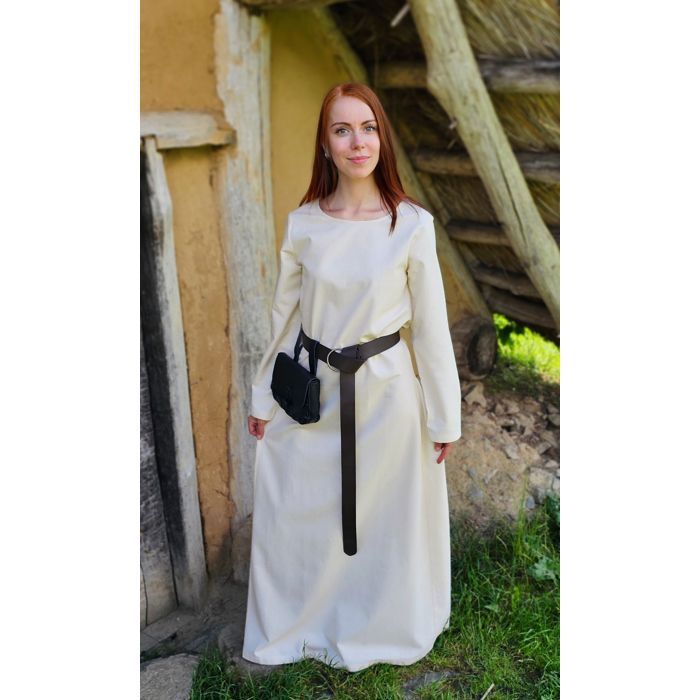 Robe ou sous-robe médiévale classique nature "Amalie" XXL naturelles ...