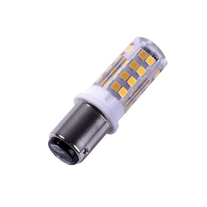 Lumière blanche-Ba15d-Ampoule LED Double Contact pour Machine à Coudre ...