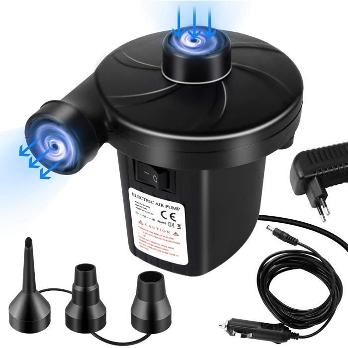 Electric Pump Electric Air Inflator 110V 3M Car Adapter Air Pump for Inflatable Mattress Pump for Inflatable Air Mattress Air 140 Cdiscount Sport