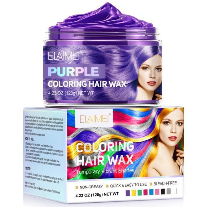 Cire de coloration temporaire - Non spécifié - Violet - Sans ammoniaque ...