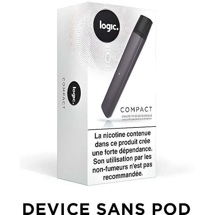 E-CIGARETE LOGIC COMPACT NOIR KIT SEUL - Cdiscount Au quotidien