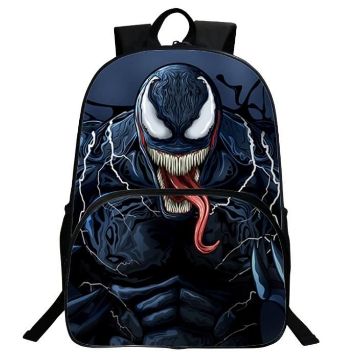 Sac à bandoulière de super héros Venom pour l'école, sac à dos Cosplay ...