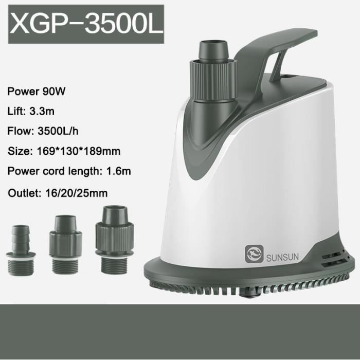 Pompe,SUNSUN XGP Series – pompe de réservoir de poisson domestique, pompe à eau changeante - XGP ...