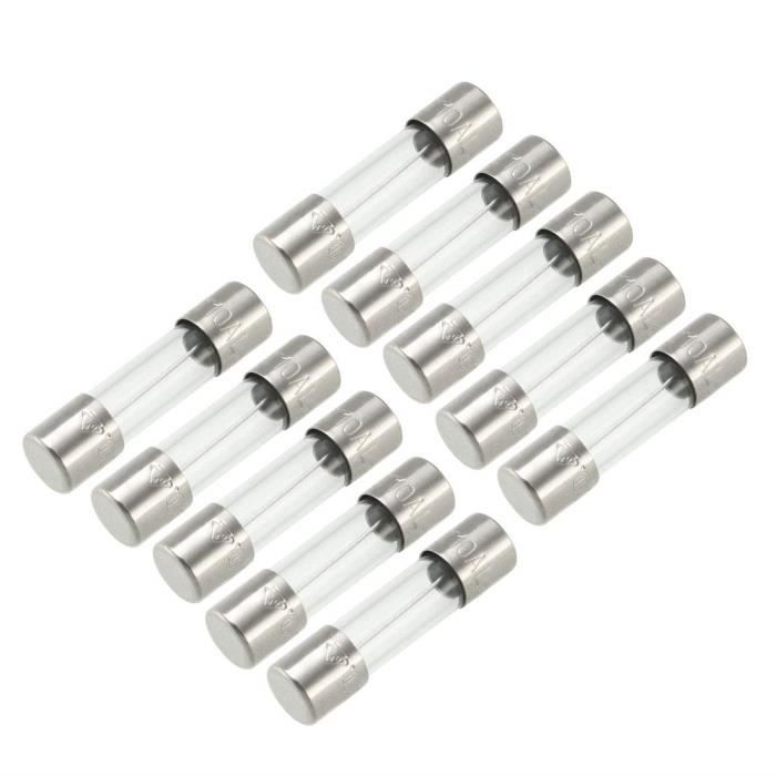 Lente Fusion Verre Cartouche Fusible Tube Temporisation Fusible 5Mm X 20Mm 250V 5A 10Pcs[u1704 ...
