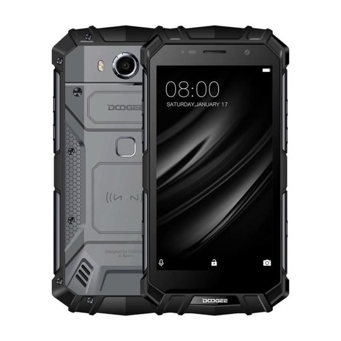 DOOGEE S60 téléphone intelligent IP68 sans fil de charge 12V2A charge ...