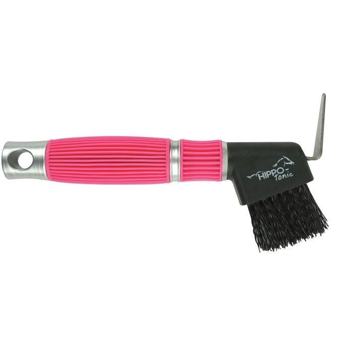 HIPPO-TONIC Cure-pieds brosse "Confort" pour cheval - Rose fuchsia ...