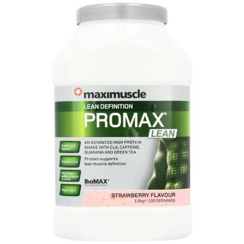 Maximuscle - Promax Diet - Substitut de repas - Arôme fraise - 1,2 kg ...