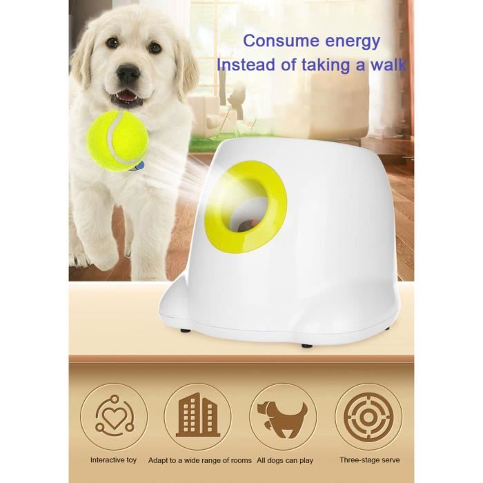 Lanceur Balle Tennis Automatique Jouet Fetch Machine Pet Hyper Pour Chien Game Cdiscount