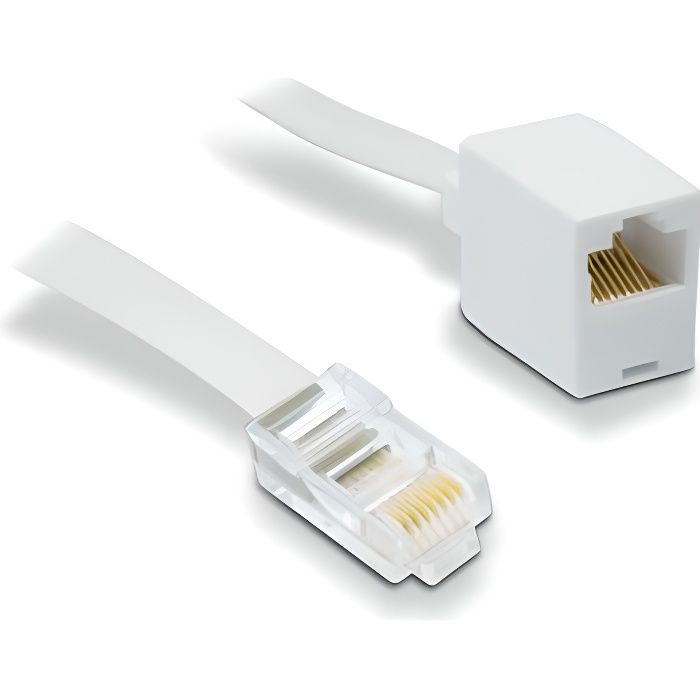 Rallonge Ethernet RJ45 mâle-femelle. - Cdiscount Informatique
