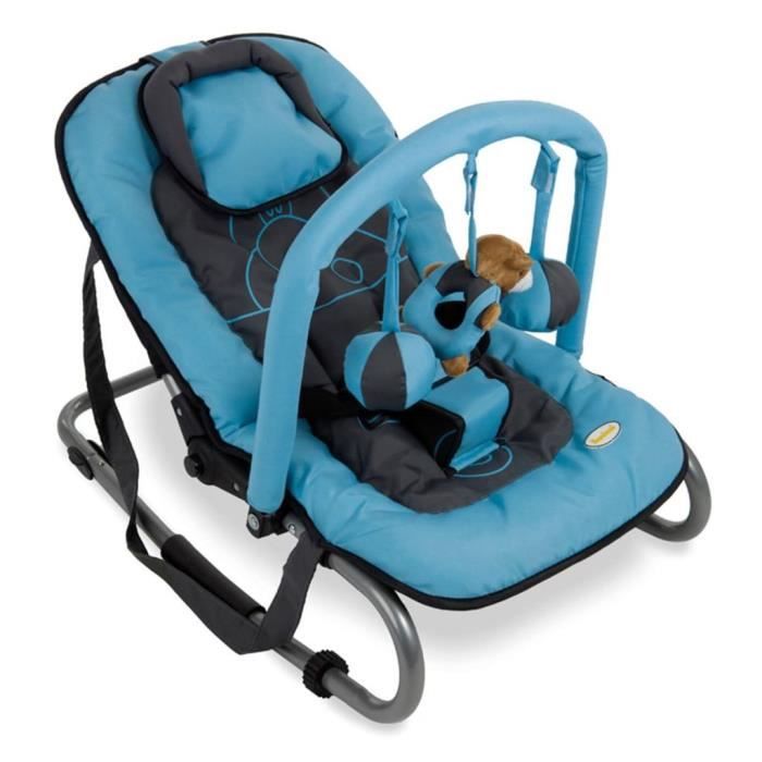Transat pour bébé 'Relax Classic' Hippopotame Bleu - Cdiscount ...
