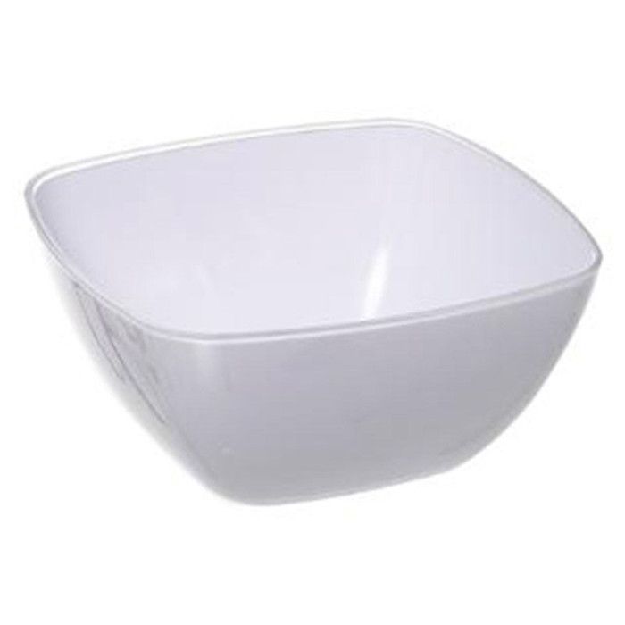 Saladier Carré Réutilisable "Square" 19cm Blanc - Cdiscount Maison
