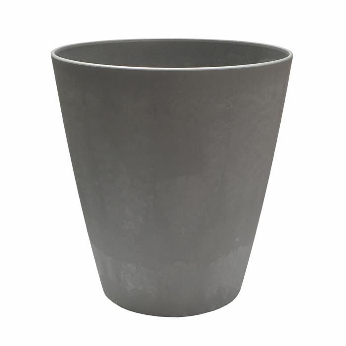 POETIC Pot Material 30 - Ciment - Cdiscount Jardin