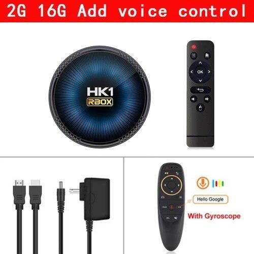Boîtier Smart TV HK1 RBOX W2 Amlogic S905W2,Android 11,4 Go-32 Go-64 Go ...