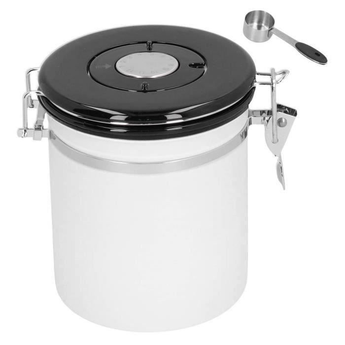 Like-Pot scellé de café Récipient étanche avec cuillère Boîte à grains ...