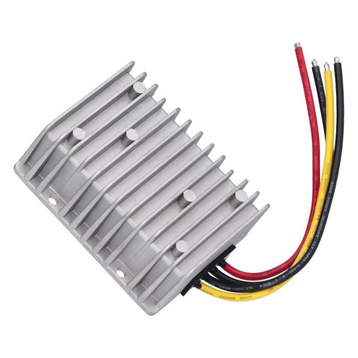 Sonew Régulateur Buck Convertisseur de tension DC Transformateur Buck Régulateur étanche 12V/24V ...
