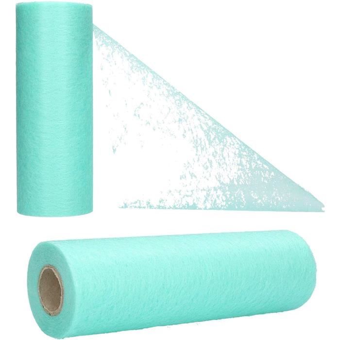 AmaCasa Chemin de Table Non tissé Courroie de Table Ruban de Table Non tissé Mariage Communion ...