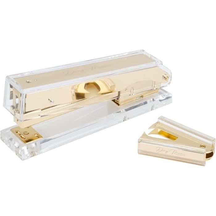 Dany Marcus Kit Agrafeuse + Extracteur Agrafeuse Acrylique Transparent ...