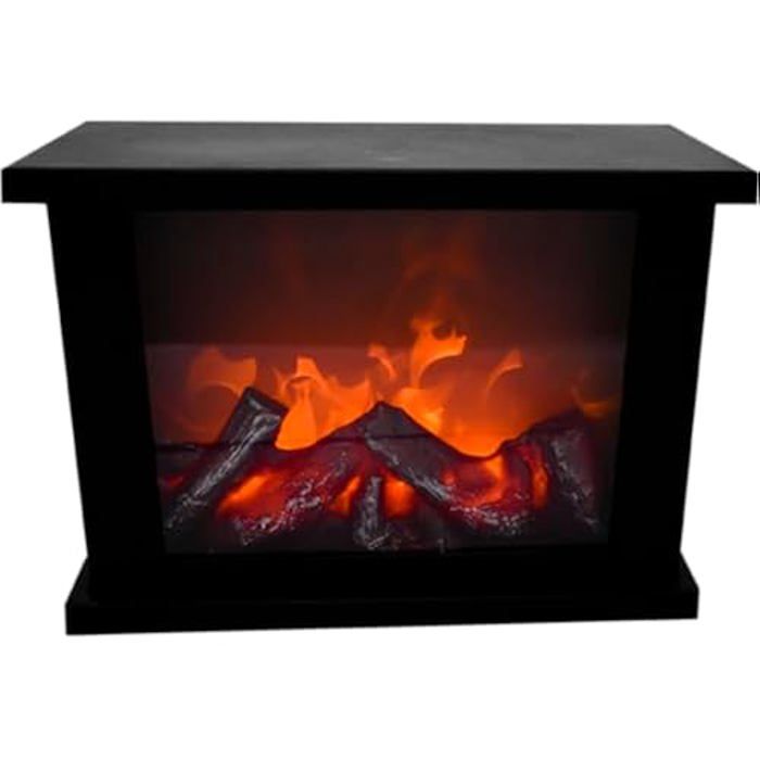 Cheminée décorative - TECHNO LINE - T9800 - LED - 29 cm - Effet flamme ...
