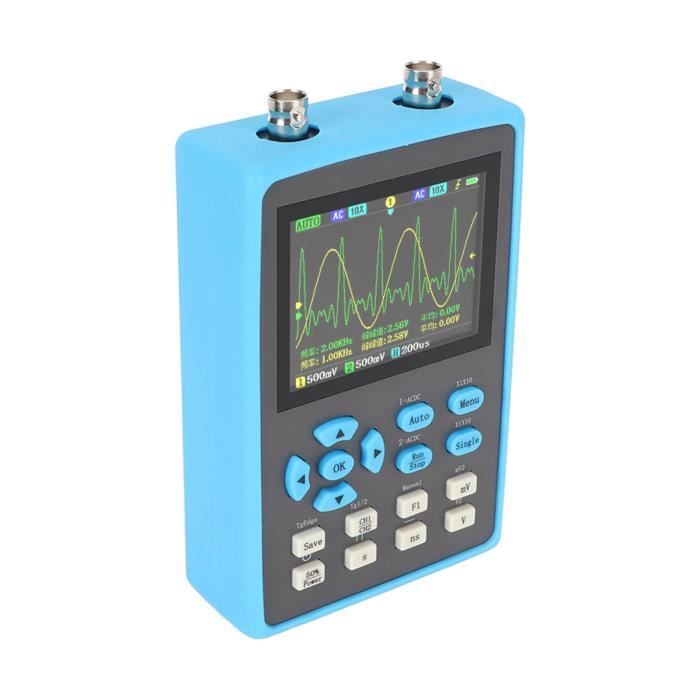 TMISHION Oscilloscope portable Oscilloscope Numérique Portable à 2 ...