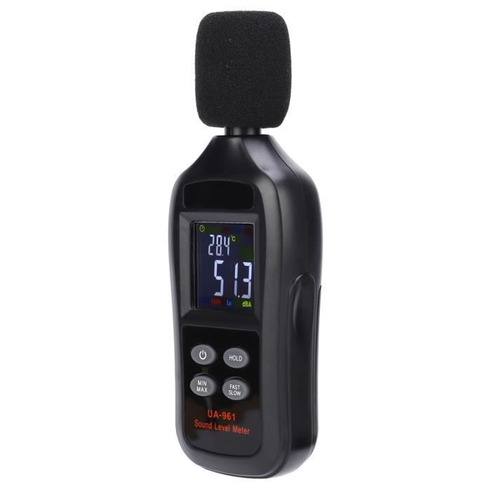 Sonomètre numérique portable TMISHION - Mesure de niveau de bruit de 35 ...